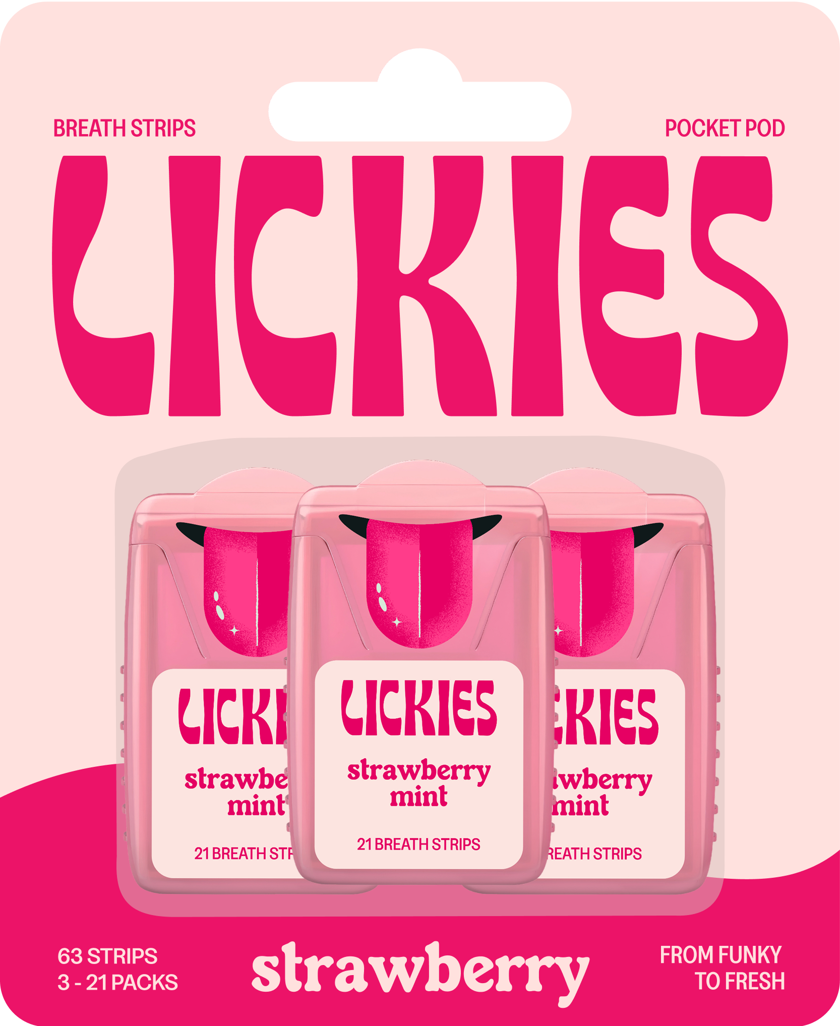 Lickies Flavored Breath Strips